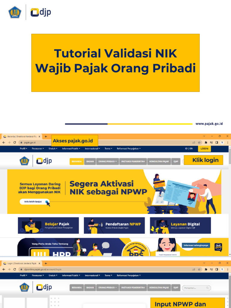 Tutorial Validasi NIK | PDF Tutorial Validasi NIK | PDF