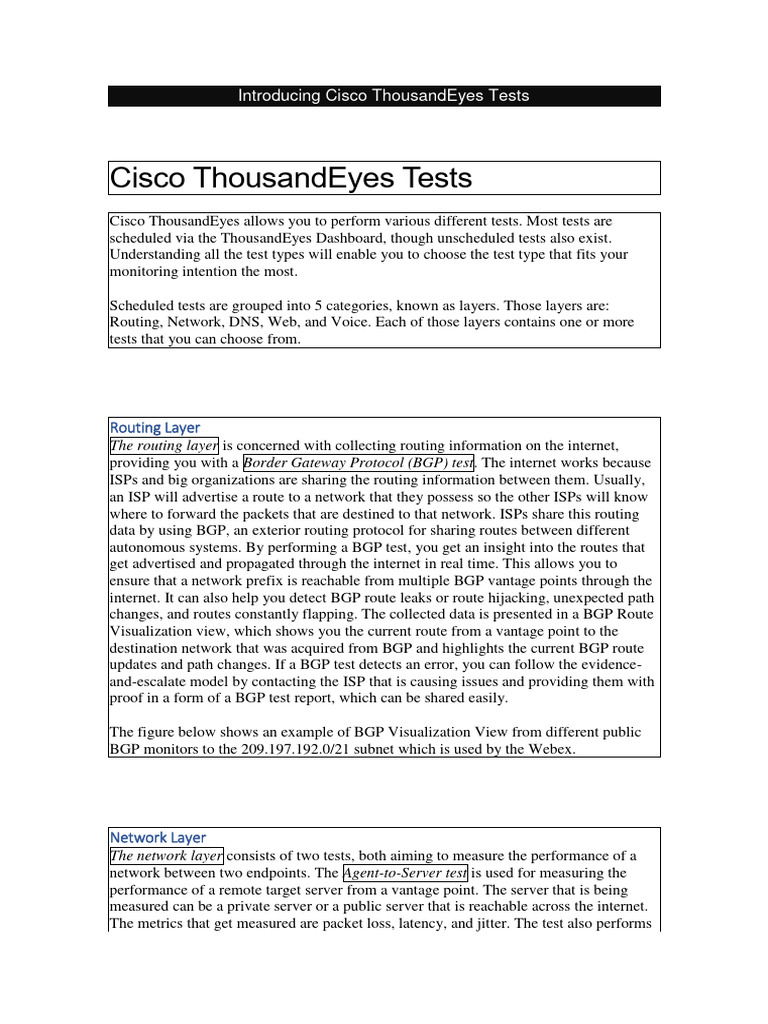 ThousandEyes - Tests | Download Free PDF | Session Initiation Protocol ... ThousandEyes - Tests | Download Free PDF | Session Initiation Protocol ...