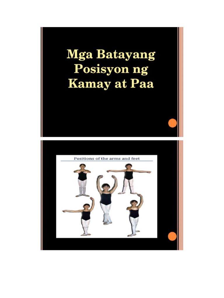 Hakbang Sa Pagsasayaw | PDF