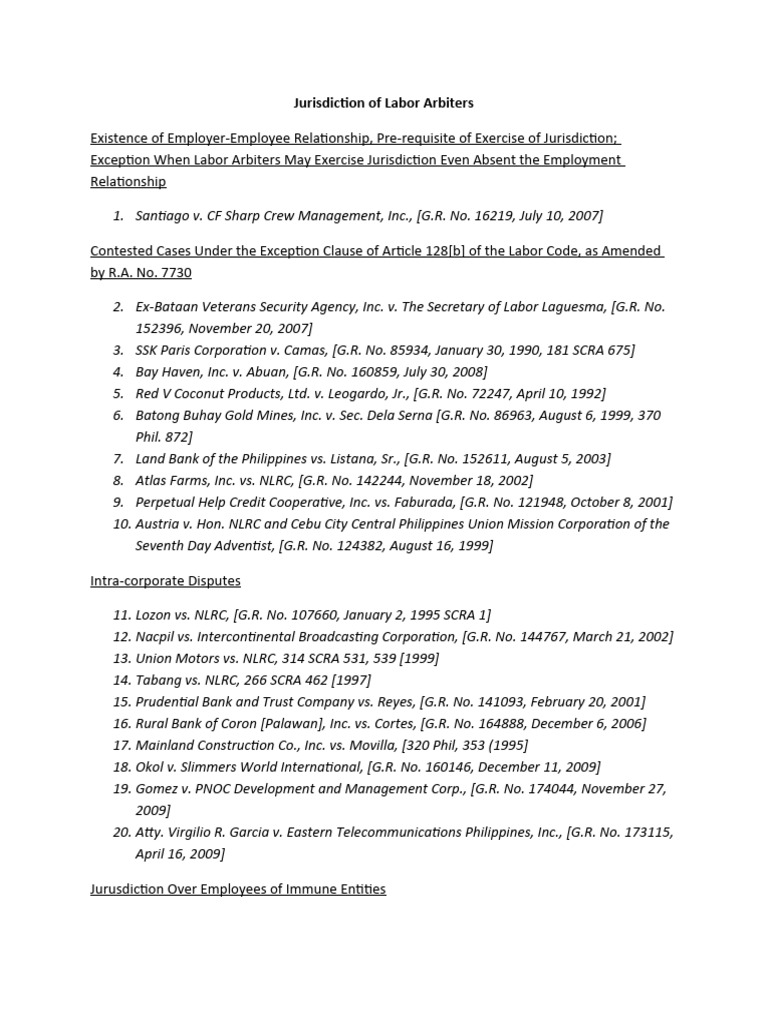 Labor Relations | PDF | Labor | Private Law