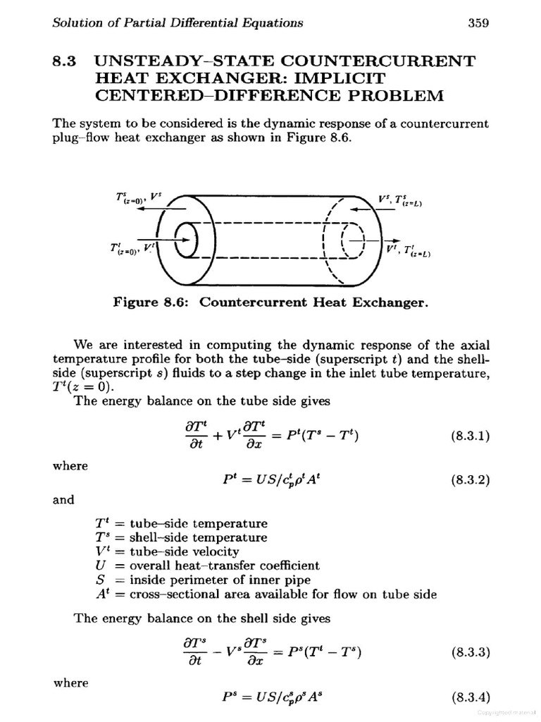 Counter Current Heat Exchanger | PDF | Matrix (Mathematics ...