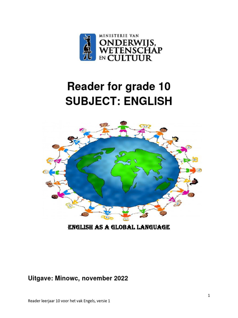 Reader Engels Leerjaar 10 - Final | PDF