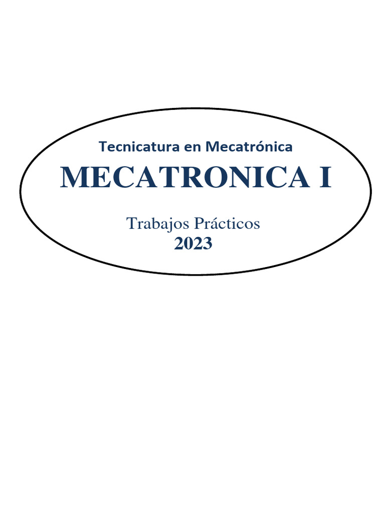 TP_MECATRONICA_I_2023[1] | PDF | Diodo emisor de luz | Resistencia ...