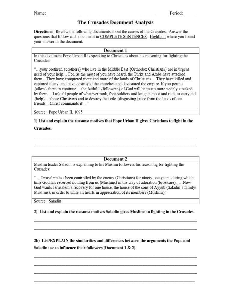 Crusades Documents 2013 | PDF | Crusades | Saladin