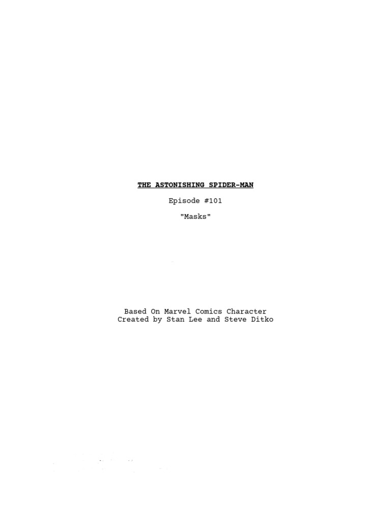 Tasp - Ep101 | PDF | Spider Man | Gunfighter