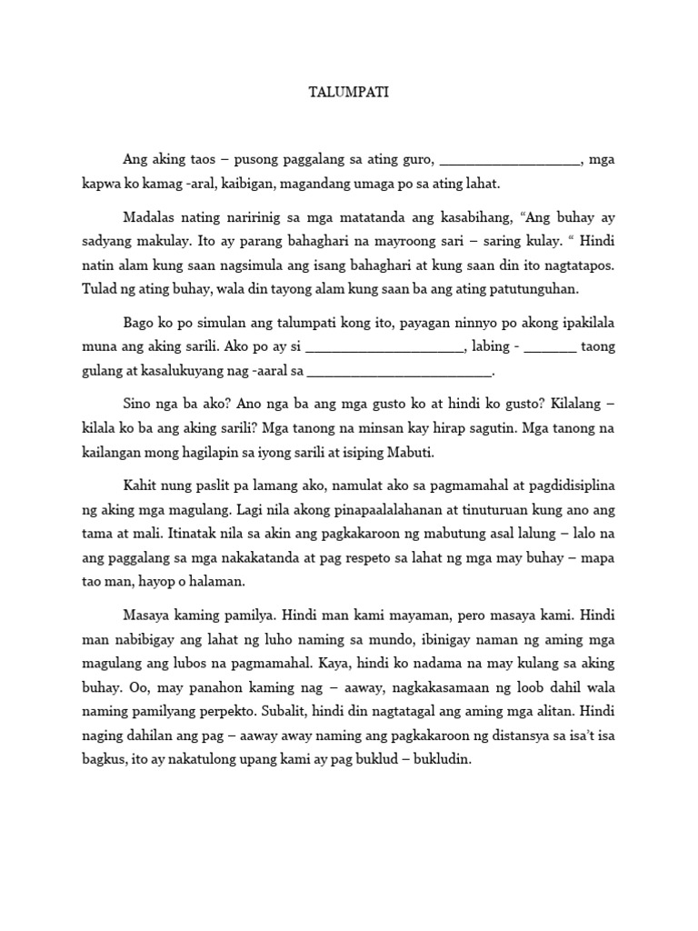 TALUMPATI | PDF