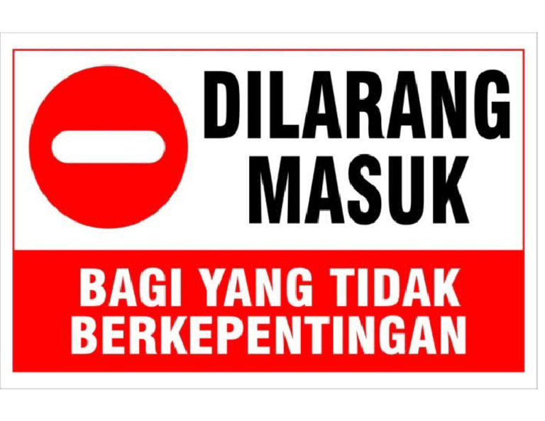 Dilarang Masuk | PDF