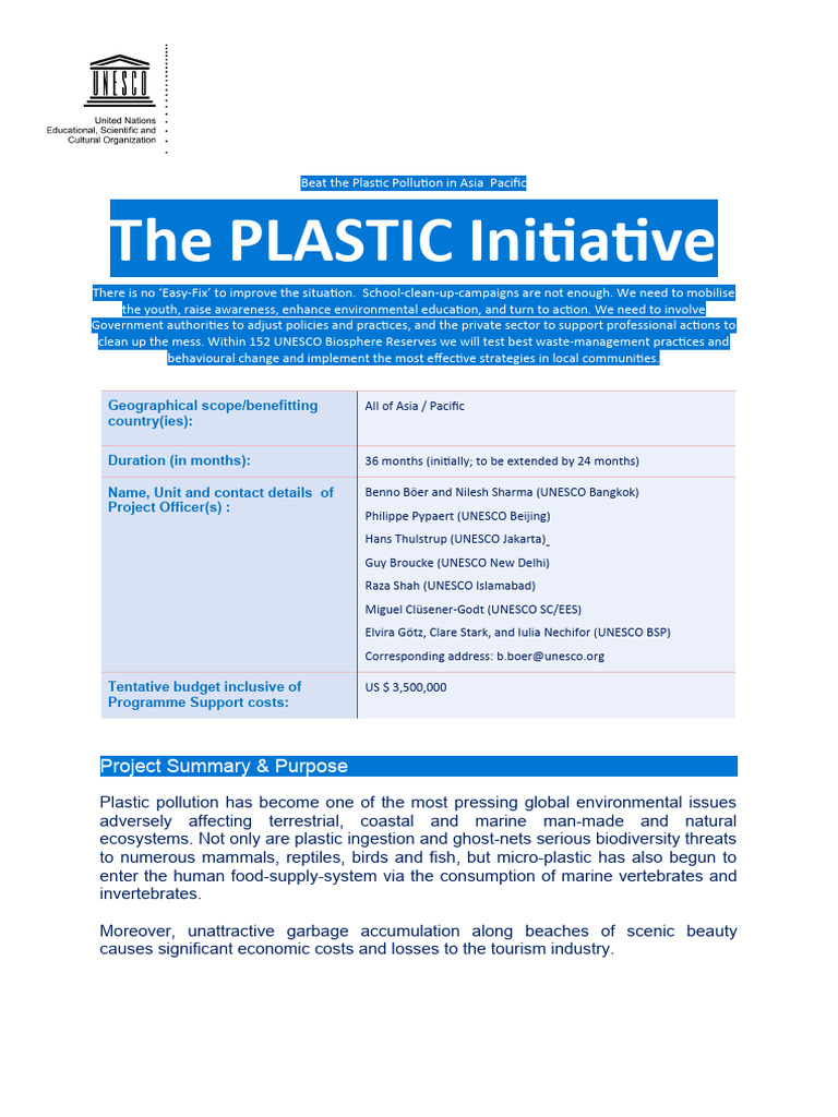 Combatting Plastic Pollution in Asia | PDF