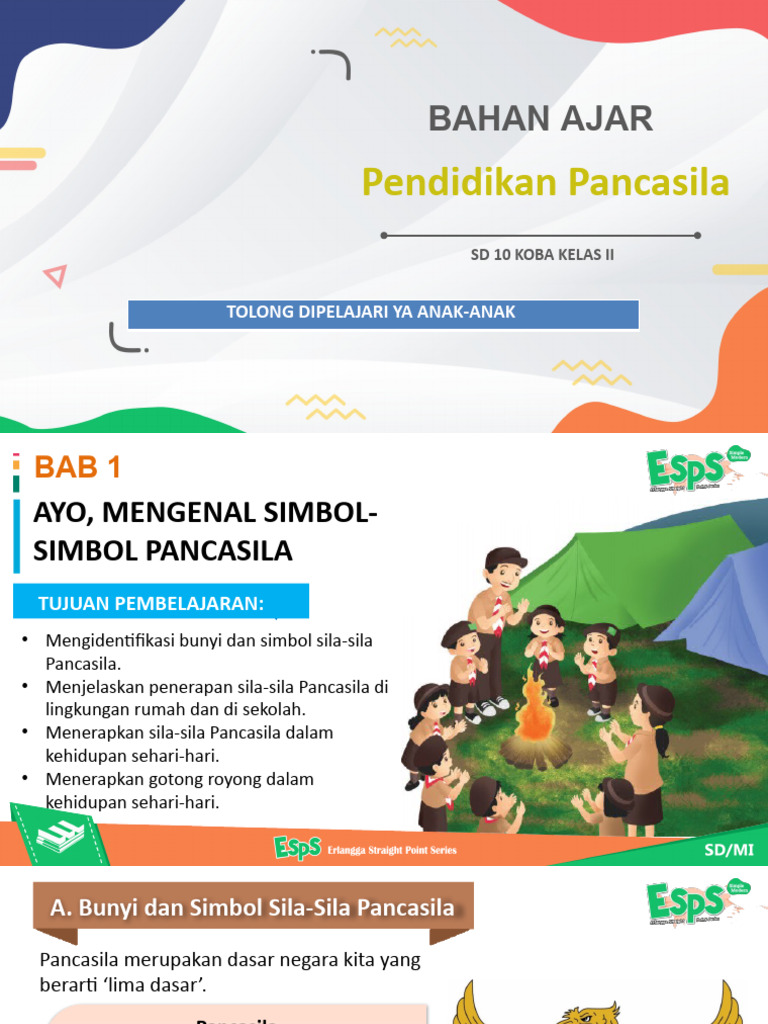 Bab 1 Ayo, Mengenal Simbol-Simbol Pancasila | PDF