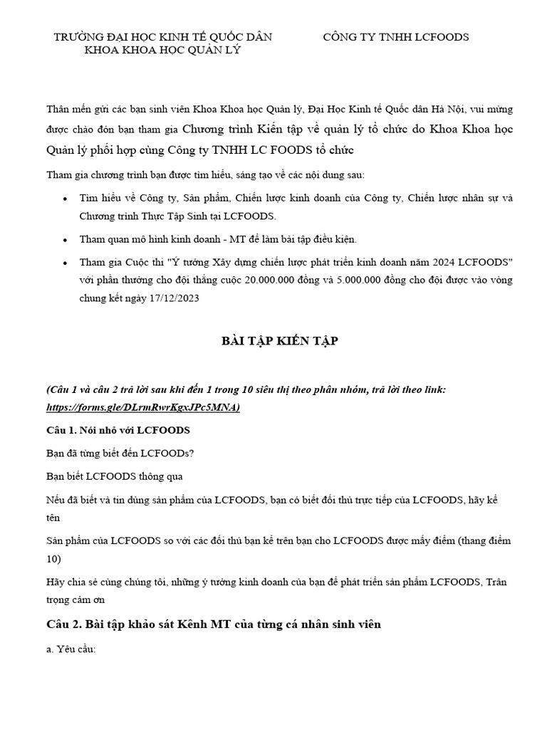 Bai Tap Kien Tap | PDF