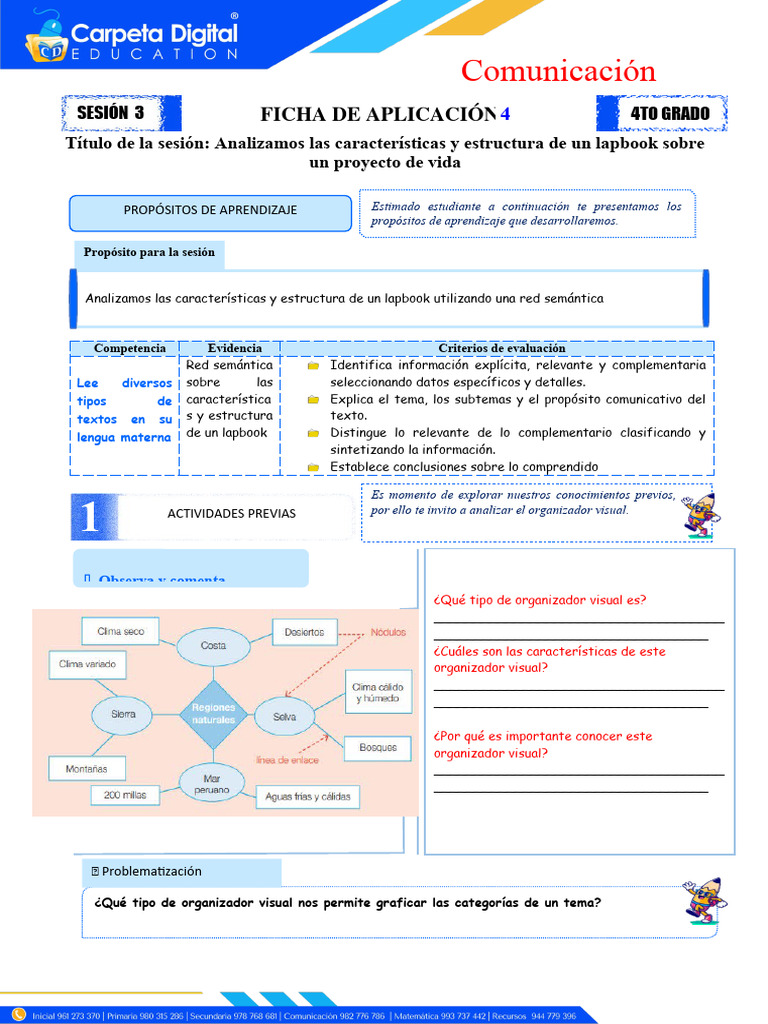 4° - Ficha - de - Aplicación Sesión4 Sem.2 Exp.7 Com | PDF | Aprendizaje | Comunicación humana