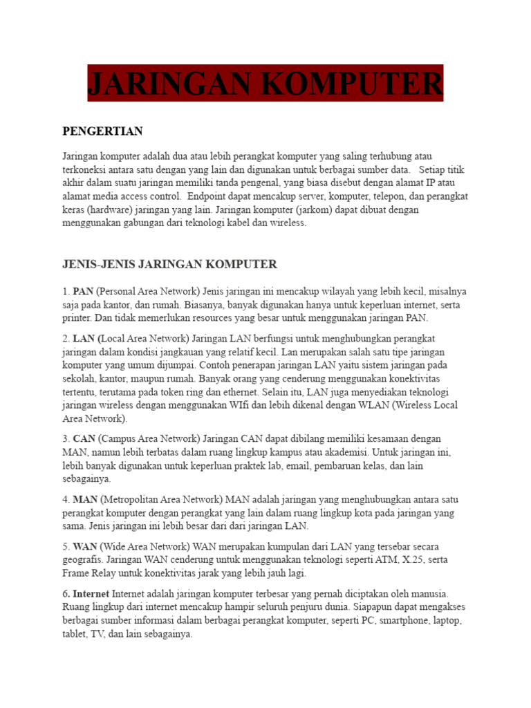 JARINGAN KOMPUTER Raysa | PDF