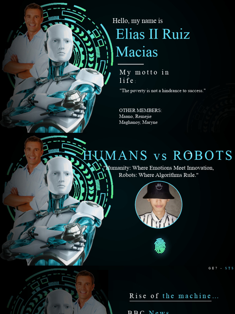 GE7 Human Vs Robot | PDF | Artificial Intelligence | Intelligence (AI) & Semantics