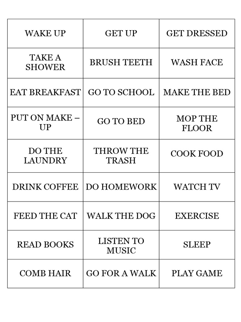 CHARADE categories | PDF