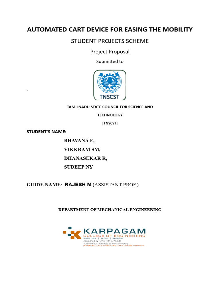 Design and Fabrication of Auto Cart Carrier | PDF | Global Positioning ...