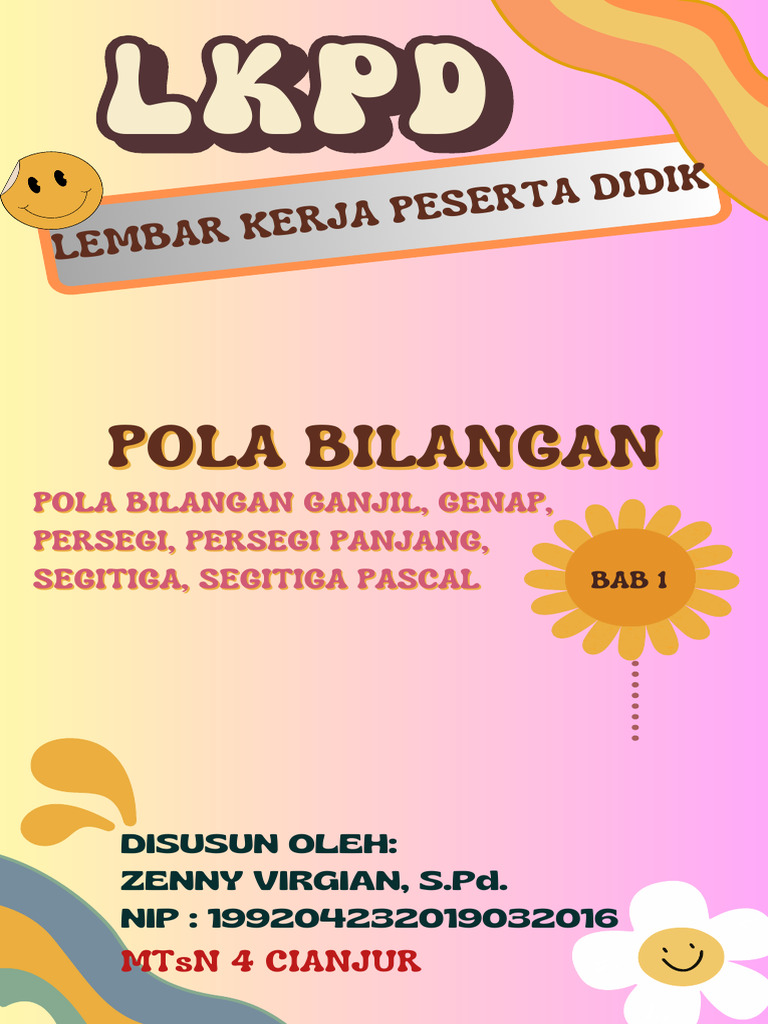 LKPD Pola Bilangan 1 | PDF | Game & Aktivitas | Seni
