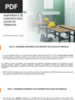 NR 24: Condições Sanitárias no Trabalho | PDF | Banheiro | Chuveiro
