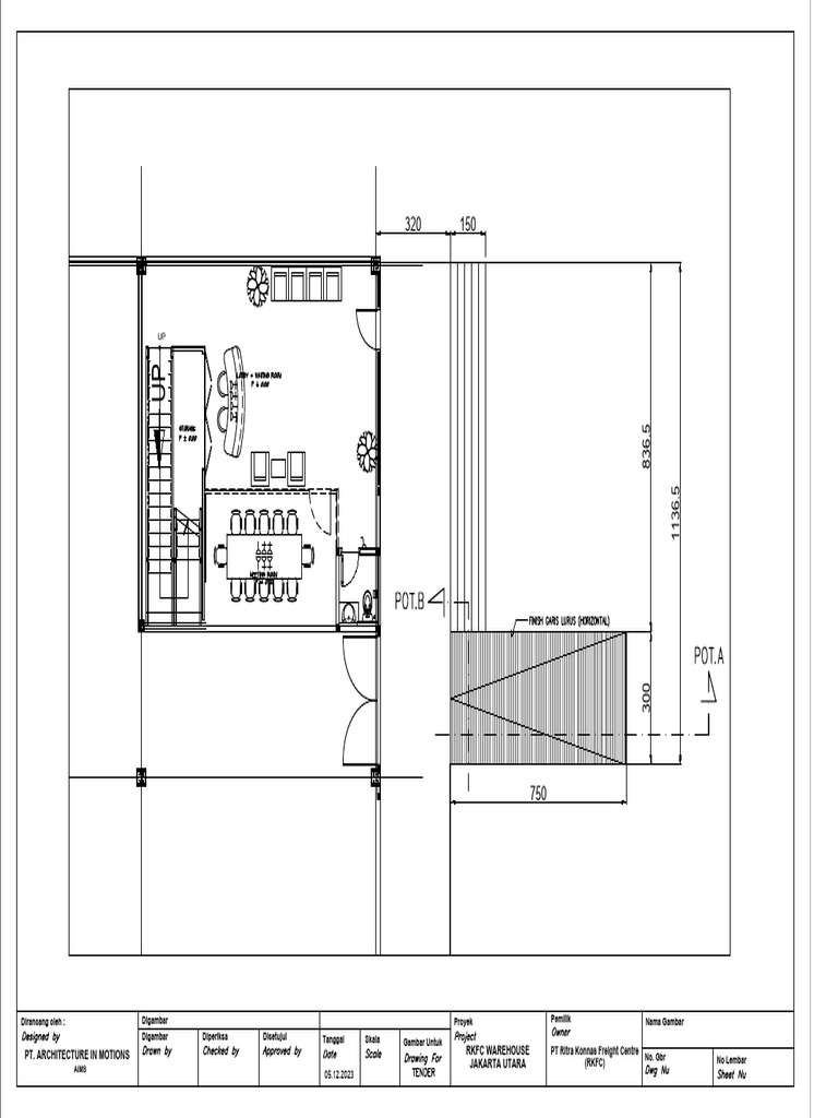 Denah Dan Detail Ramp | PDF
