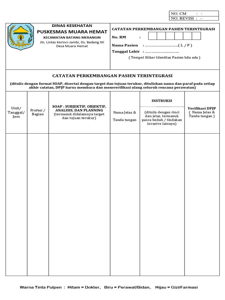 3.2.1 Ep 4 CPPT Rekam Medis | PDF