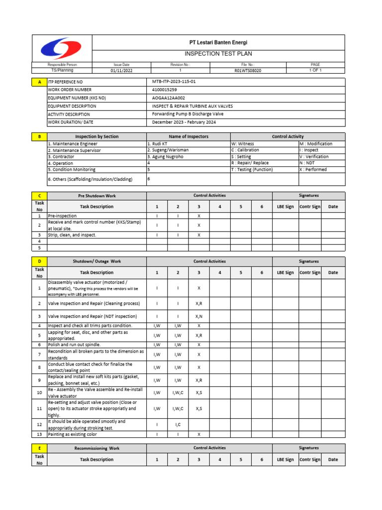 Itp Bop | PDF | Valve | Actuator