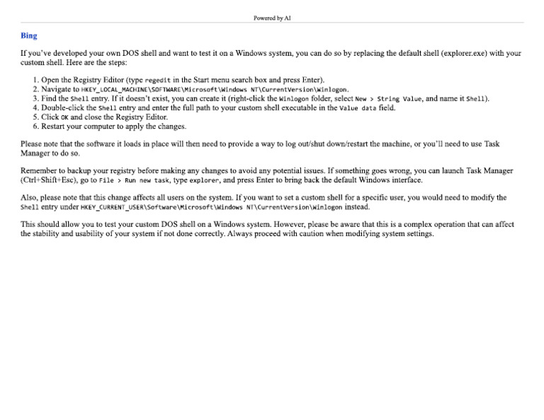 Replace Dos With Uos | PDF