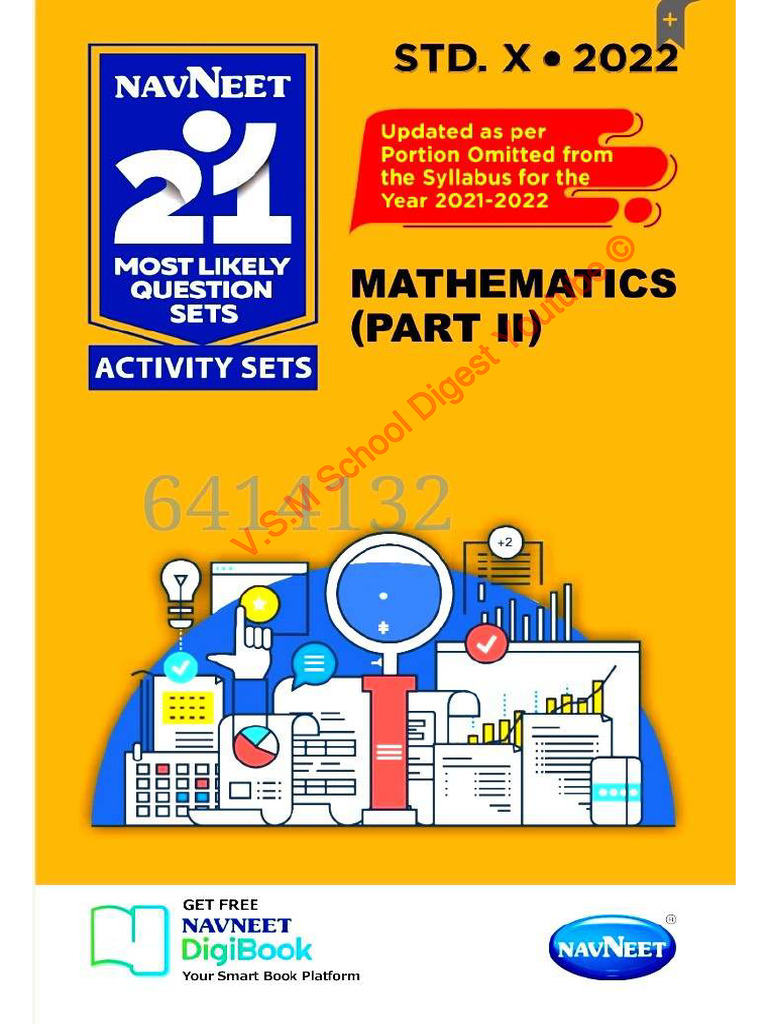 10th Maths 2 Navneet - 21set (ByRobert) | PDF