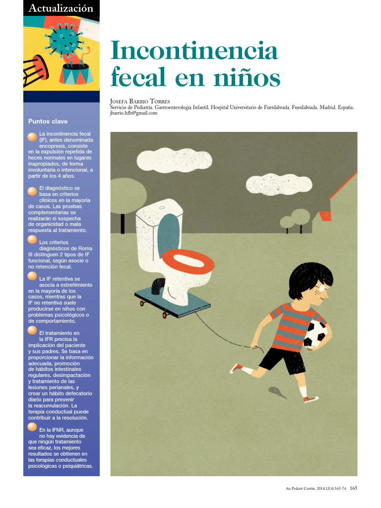 Incontinencia fecal en niños: causas y tratamiento | PDF ...