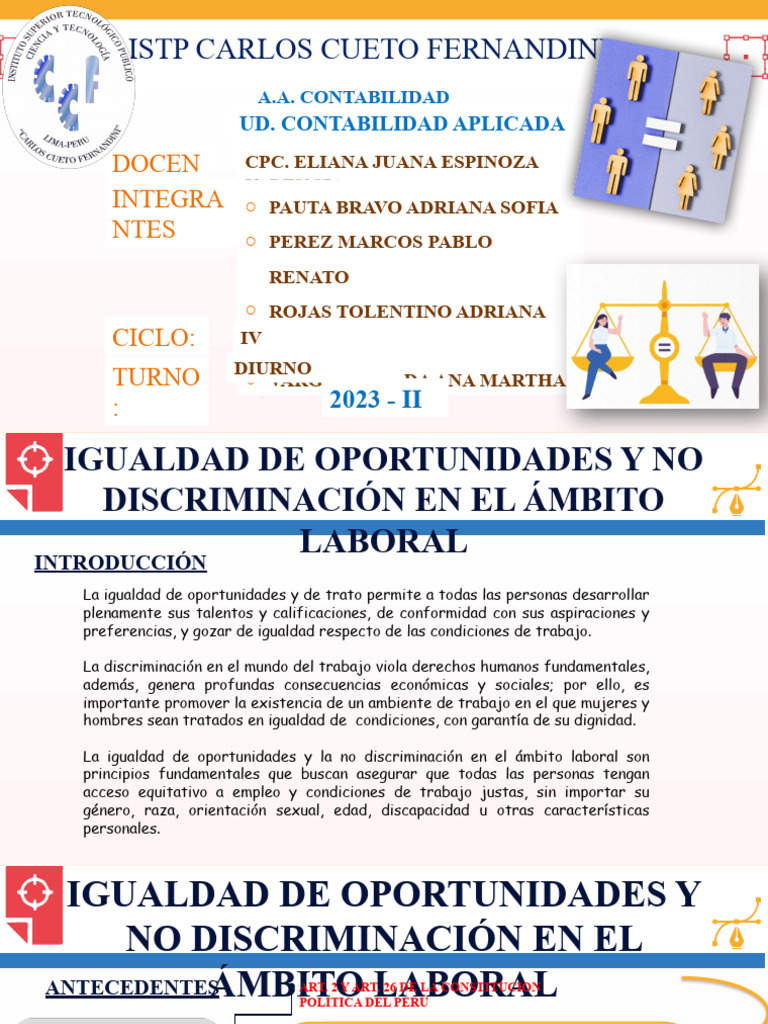 Igualdad y No Discriminacion | PDF | Salario | Derecho laboral