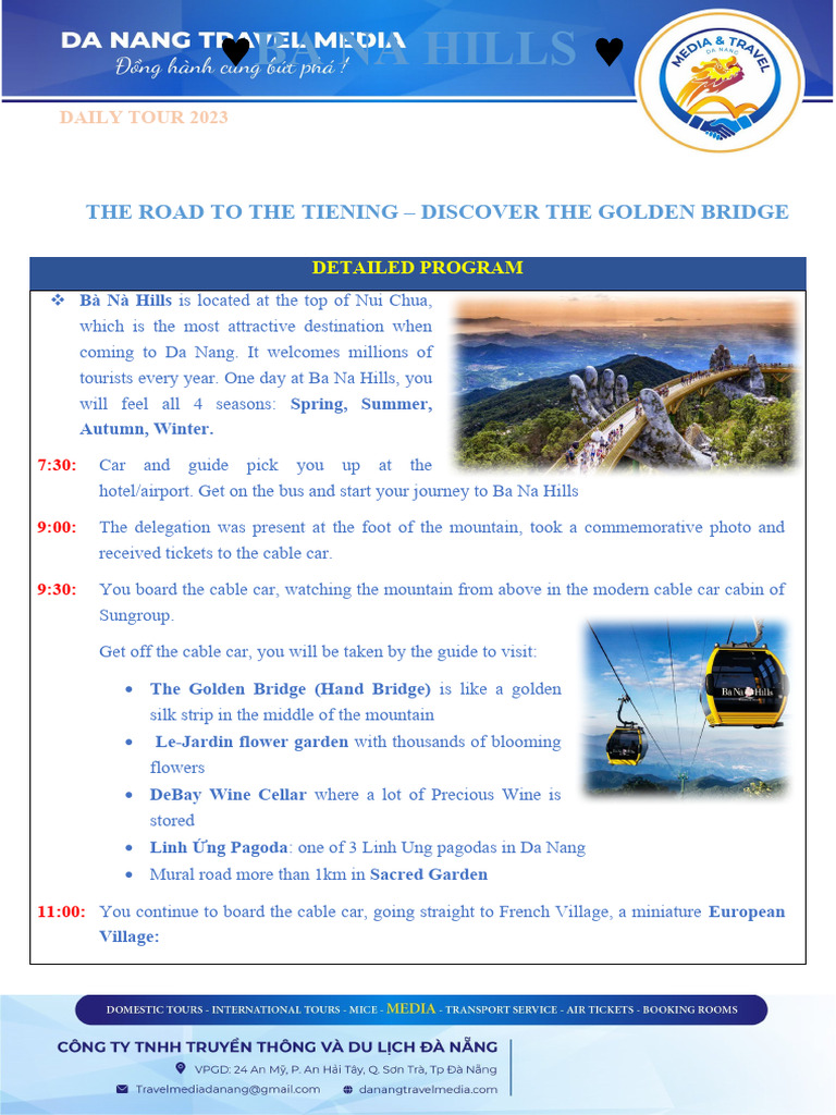 (Eng Ver) Bà Nà Hills (DTM) | PDF