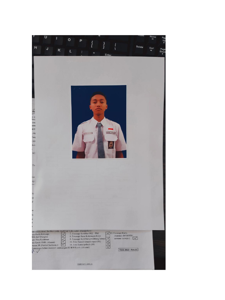 Contoh Dokumen Lampiran (Foto, KTP & BPJS) | PDF Contoh Dokumen Lampiran (Foto, KTP & BPJS) | PDF