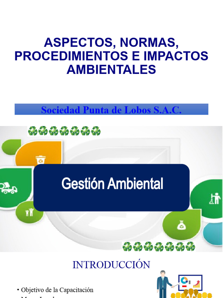 Capacitacion En Gestion Ambiental Pdf Residuos Entorno Natural