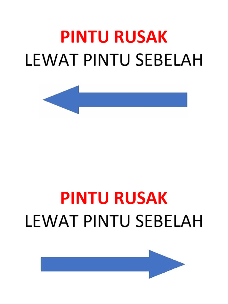 Pintu Rusak | PDF