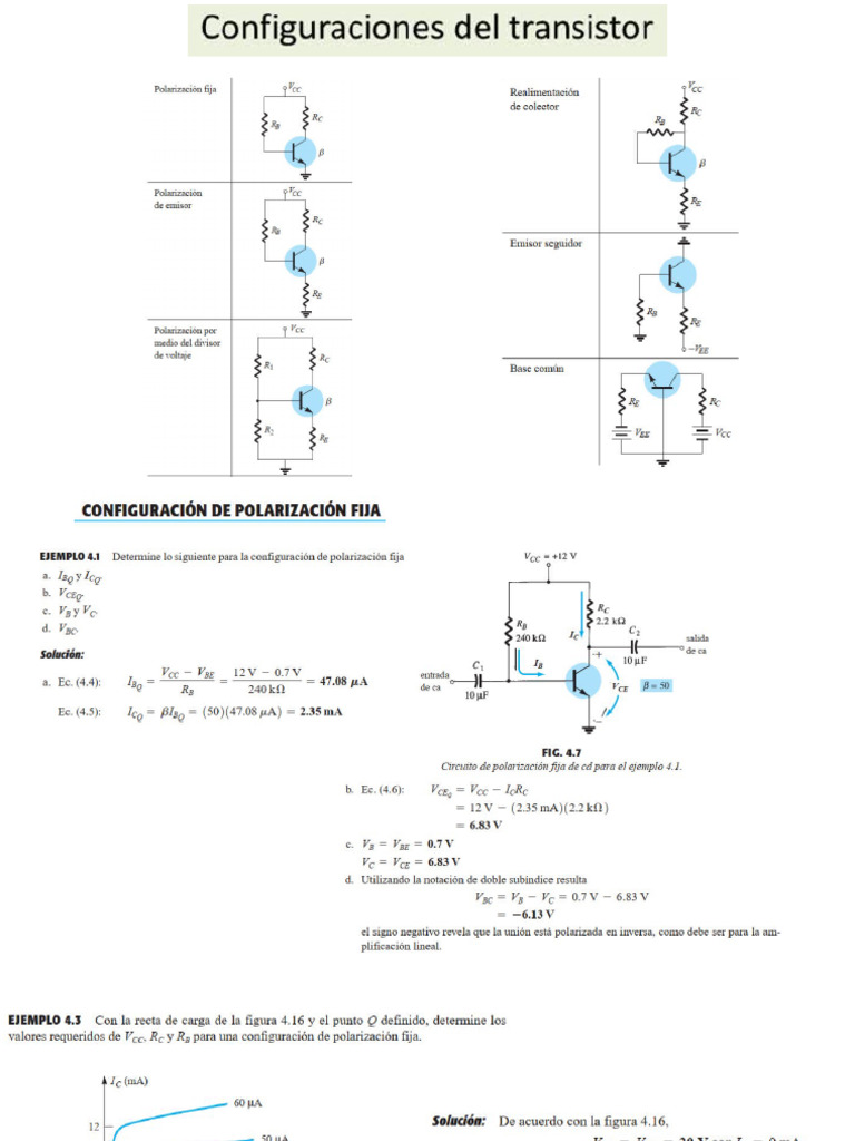 Transistor de Union Bipolar BJT Iv | PDF