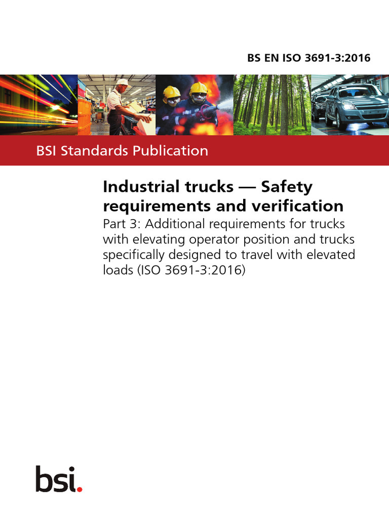 BS en Iso 3691-3 2016 | Download Free PDF | International Organization ...