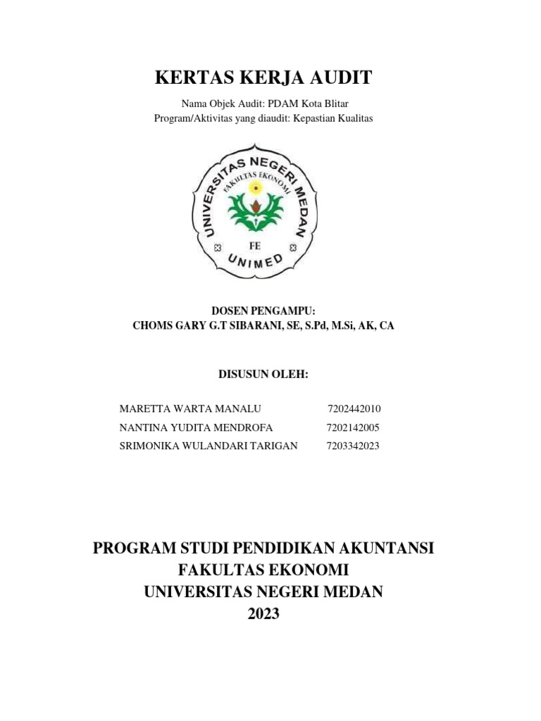 Kertas Kerja Audit Kualitas Kelompok 5 | PDF | Bisnis | Pengelolaan ...