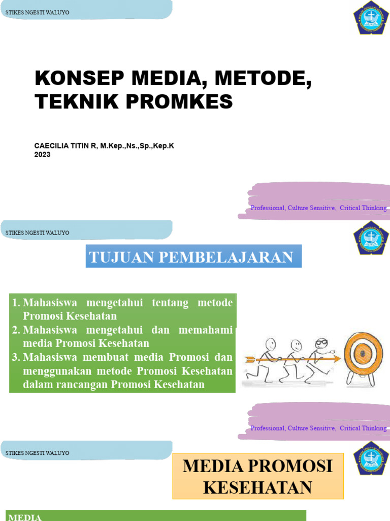 Konsep Metode Media Teknik Promkes | PDF