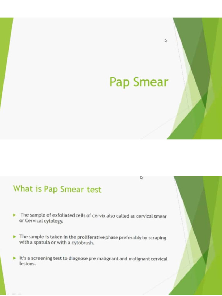 Pap Smear | PDF