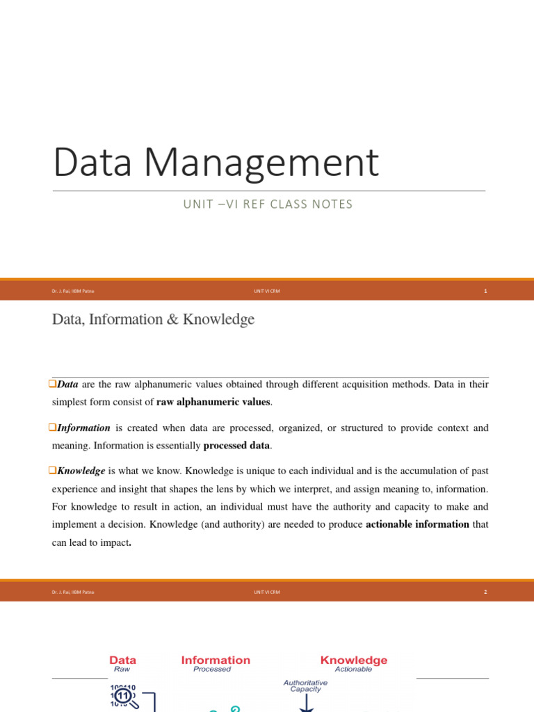 Data Management | PDF | Data Warehouse | Data