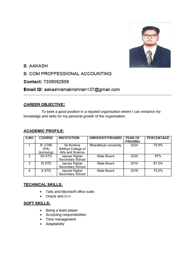 Aakash Resume | PDF
