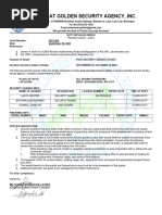 DUTY DETAIL ORDER OCTOBER 2024 | PDF | Justice | Crime & Violence