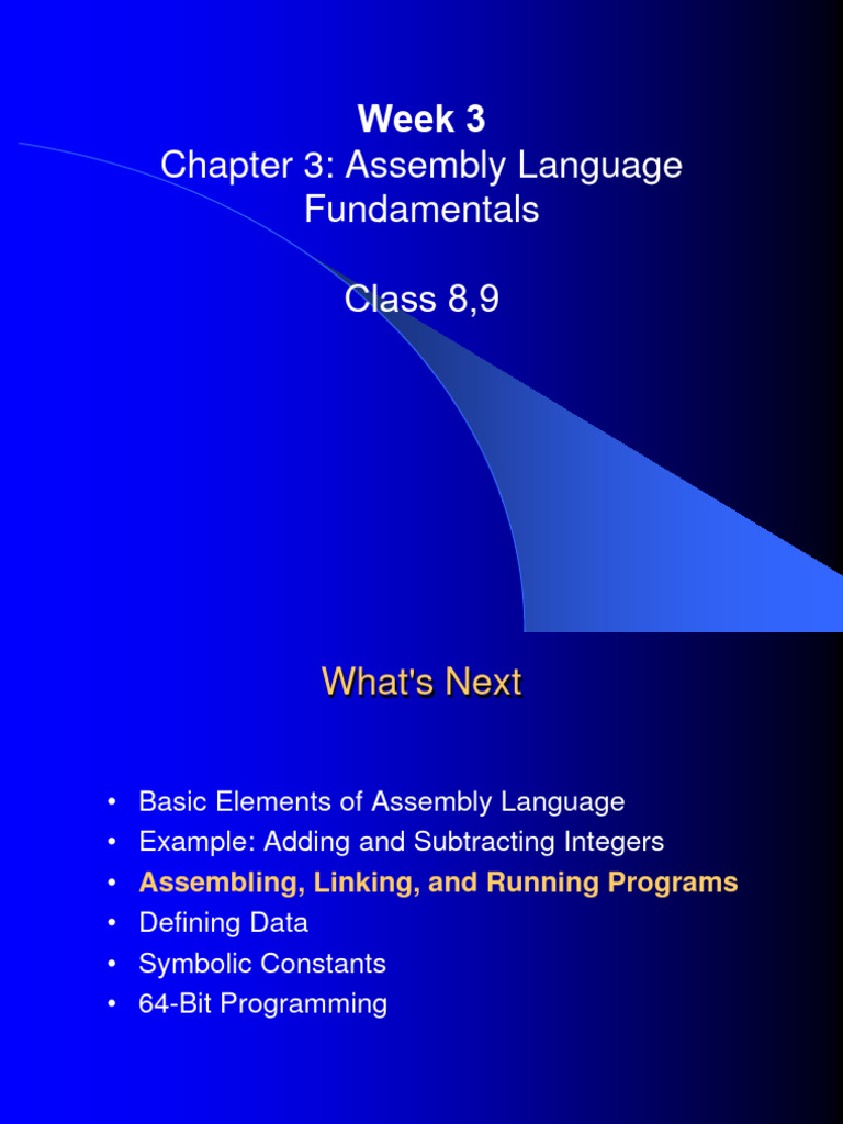 Class 8,9 | PDF | Integer (Computer Science) | Assembly Language Class 8,9 | PDF | Integer (Computer Science) | Assembly Language