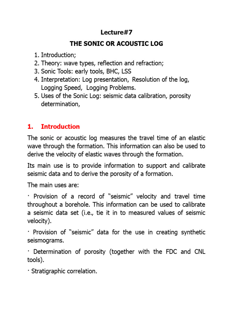 Lecture#07 | PDF | Waves | Porosity