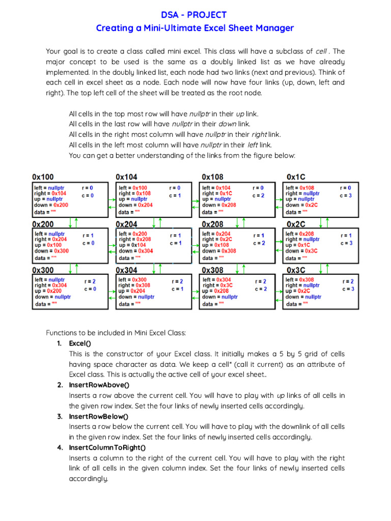 Mini Excel | PDF | Spreadsheet | Microsoft Excel