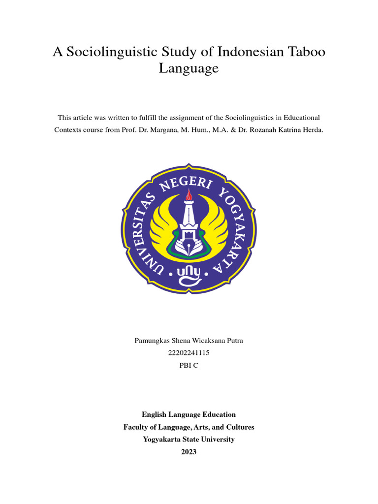 Artikel Maker | PDF | Profanity | Human Communication