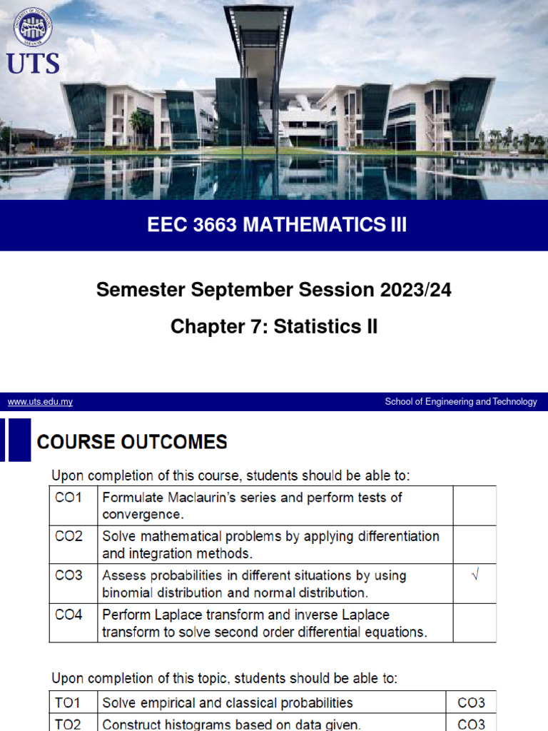 Chapter 7 - Statistic 2 | PDF