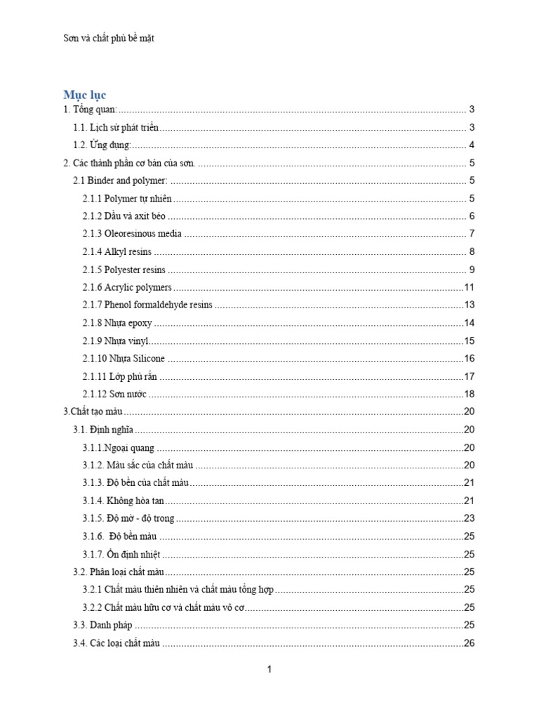 Cong Nghe San Xuat Son | PDF