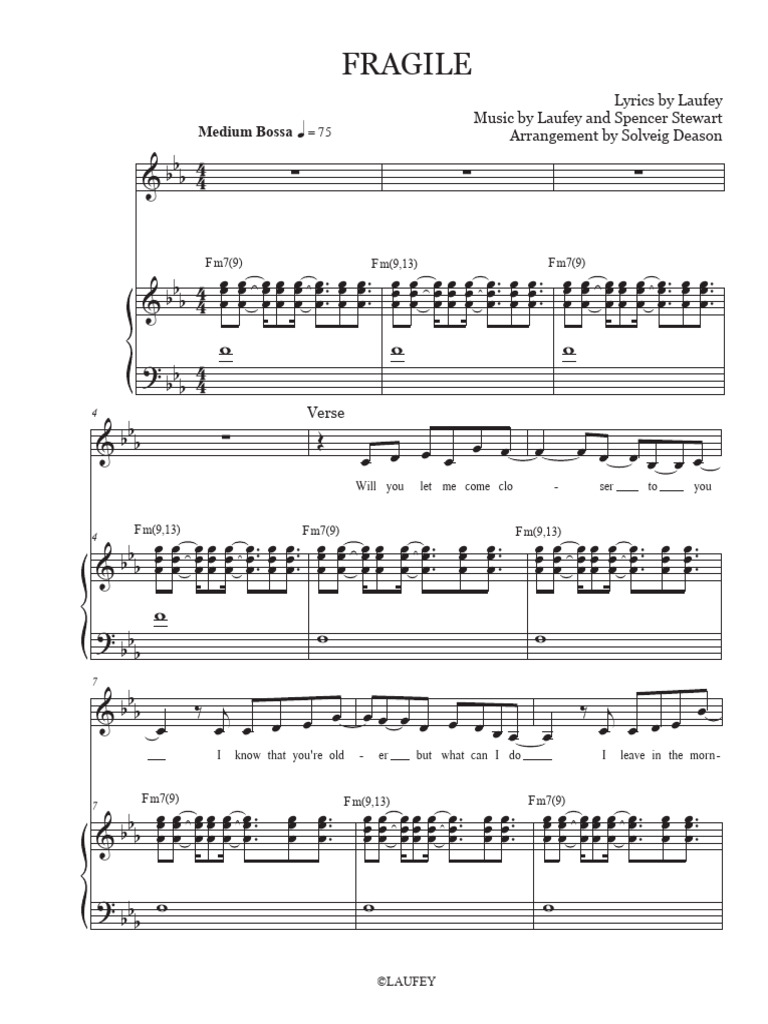 Fragile - Score | PDF