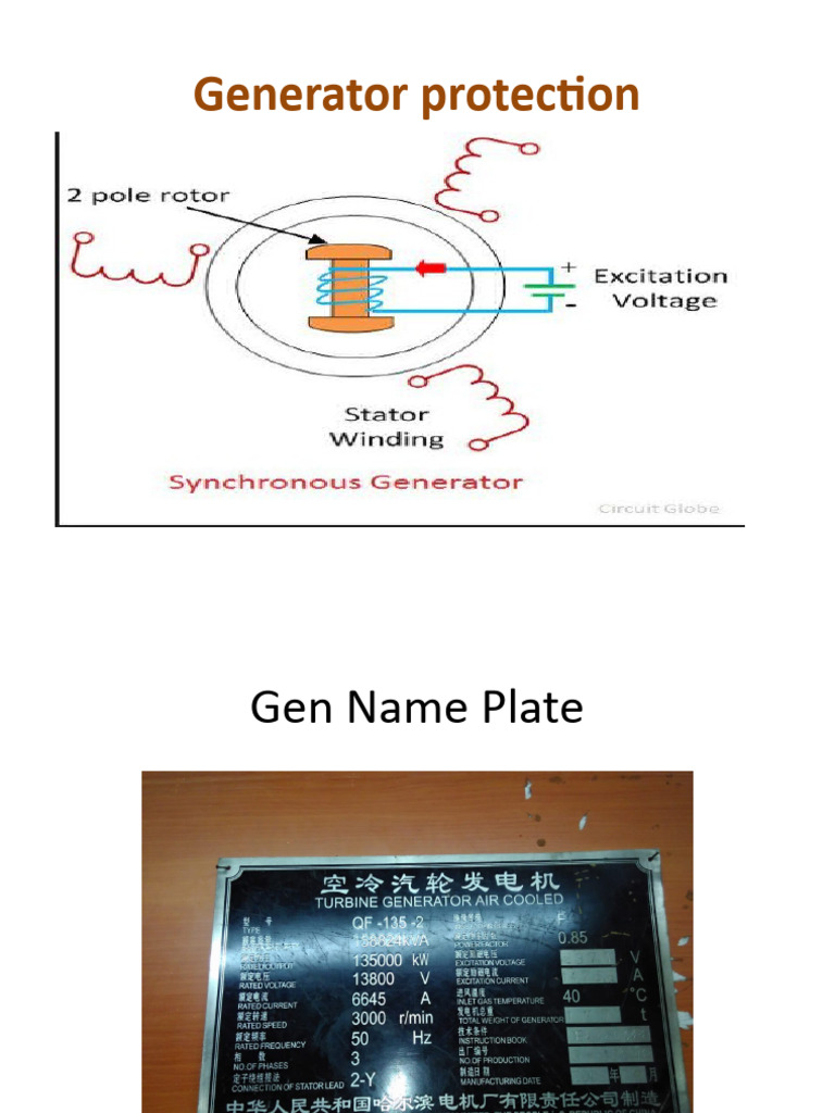 Generator Protection System | Download Free PDF | Electric Generator ...