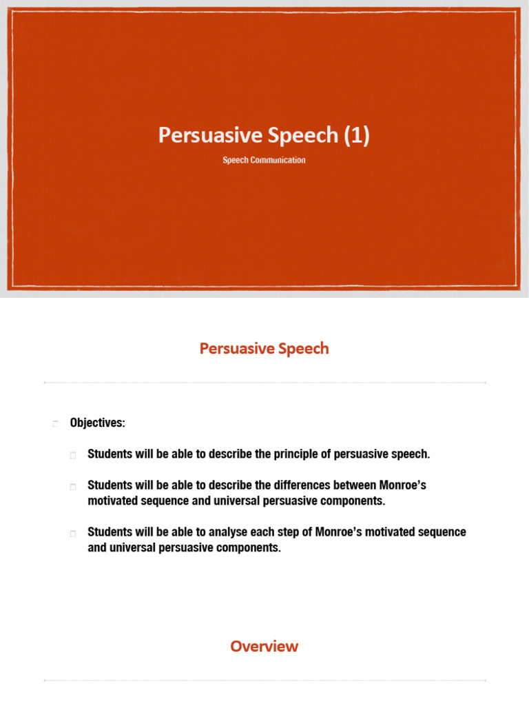 Persuasive Speech | PDF | Rhetoric | Acupuncture