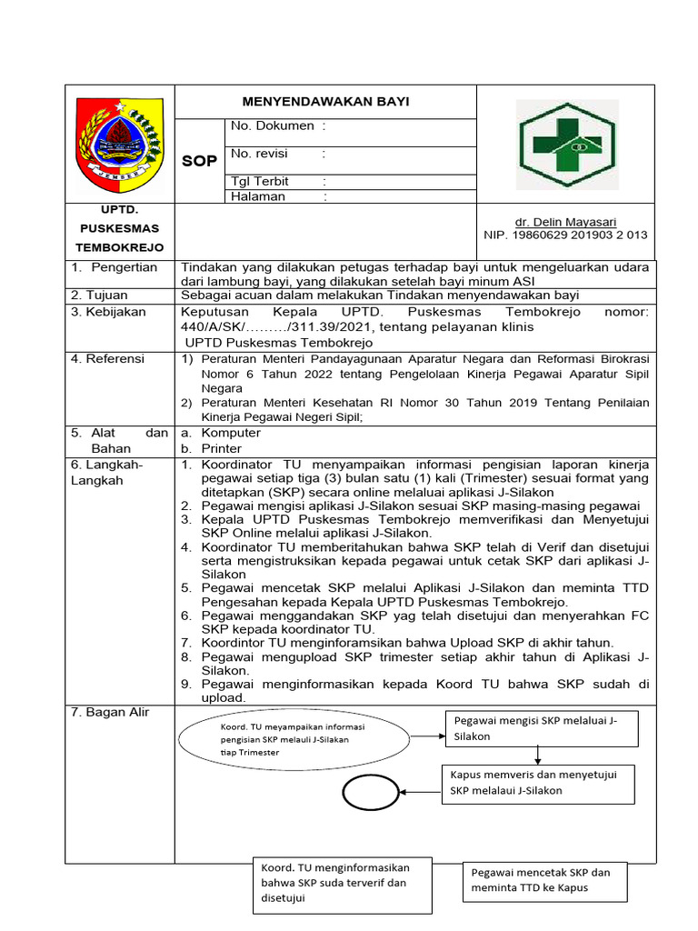 Sop Menyendawakan Bayi BLM | PDF